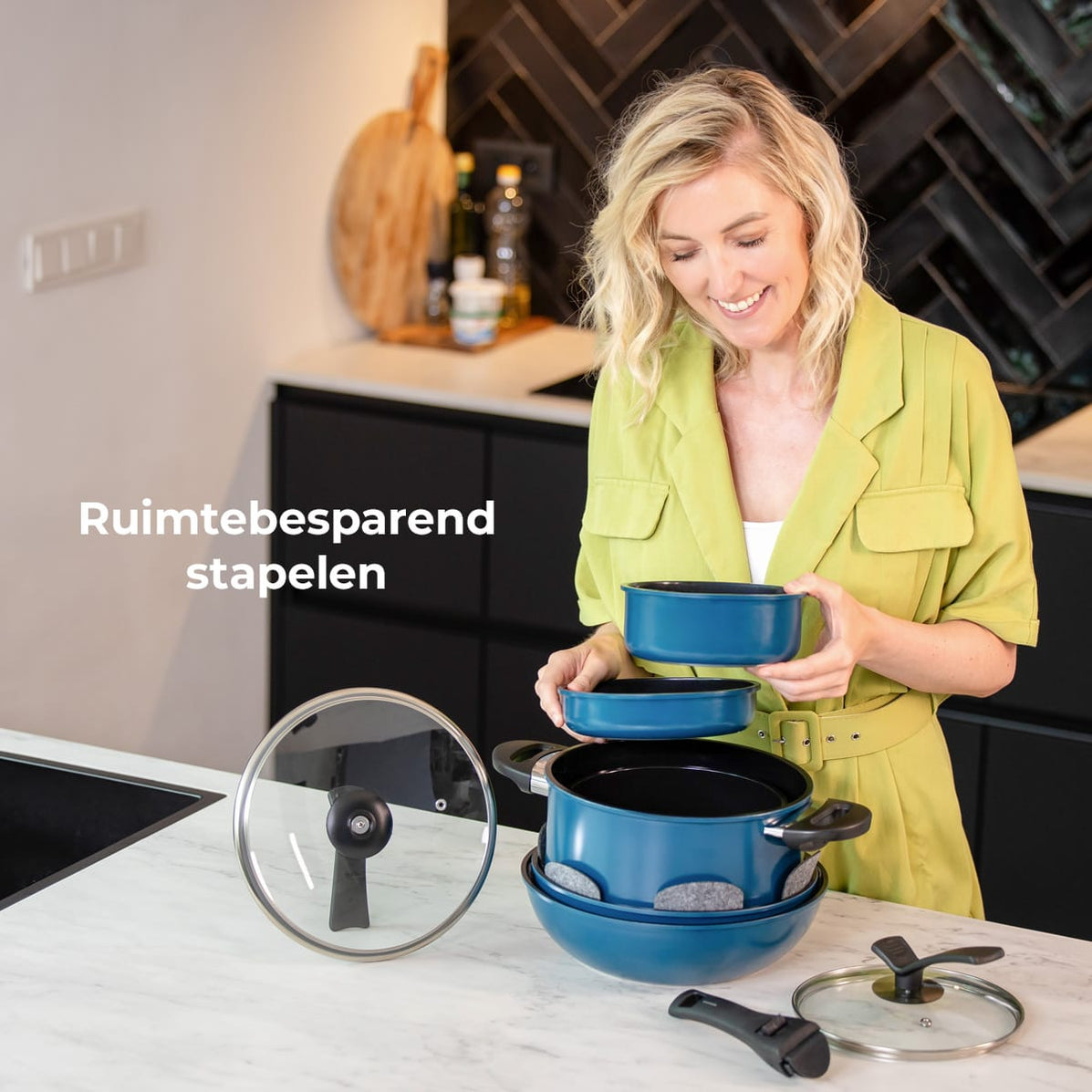 Kelton Complete 4-in-1 Stapelbare Pannenset | Tommy Teleshopping