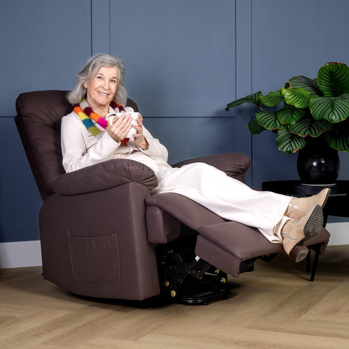 Vitadora sta-op stoel met massage en warmte